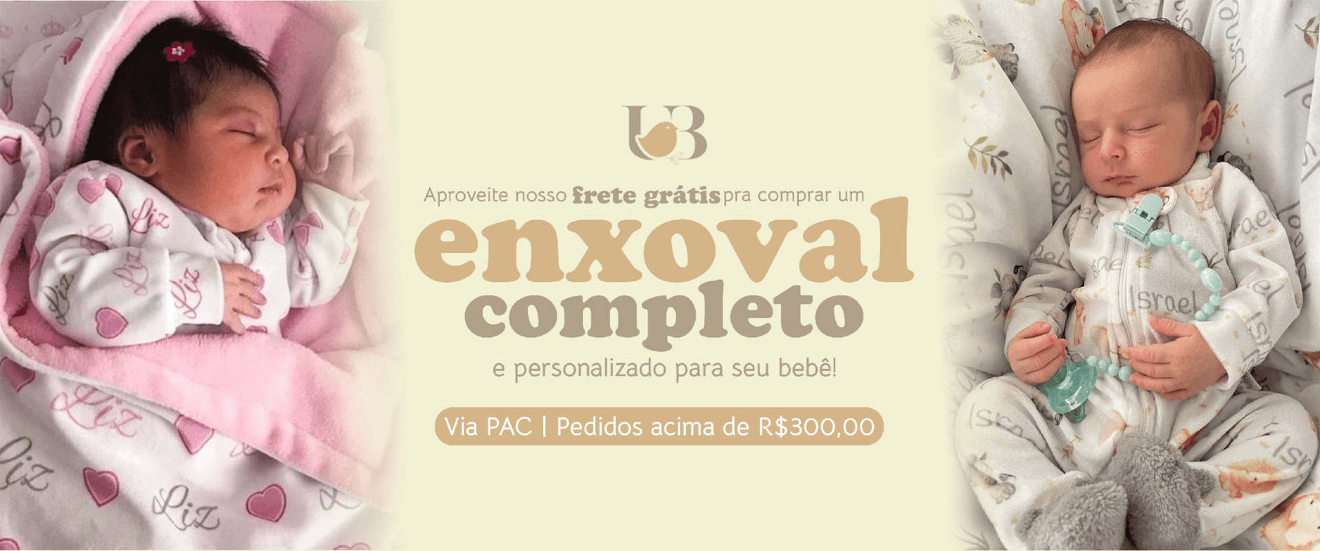 Unique Baby - Enxoval Personalizado para recém-nascido